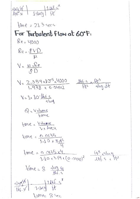 SOLUTION Fluid Mechanics Numericals Studypool
