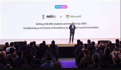 Indiaai Partners With Microsoft To Accelerate Ai And Skilling In India Gk Now