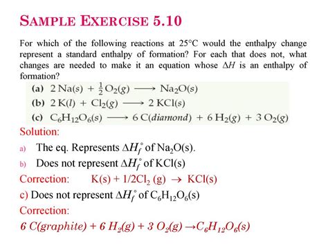 Standard Enthalpy Of Formation Exercises At Michael Gates Blog