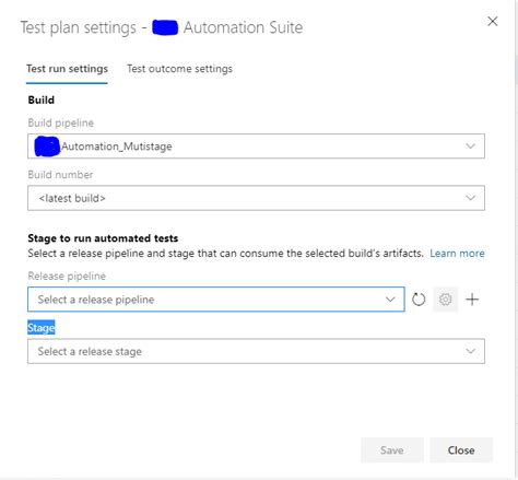 How To Configure YAML Multistage Pipeline Release Stages In Azure Test Plan Settings Stack