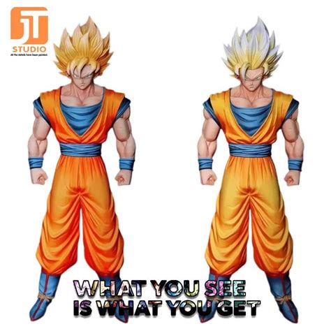 Jt Studio Hy Dragon Ball Z Goku Ssj1 Ssj2 Figure Jt Studio Figure