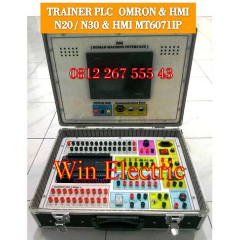 Jual Trainer Plc Omron N20 N30 Dra Dan Hmi Weintek Mt6071ip N30
