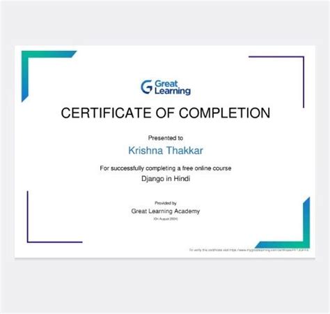 Django Webdevelopment Continuouslearning Greatlearning Python Krishna Thakkar