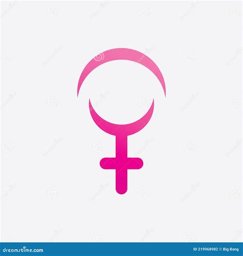 Gender Symbol Logo Of Sex And Equality Of Males And Females Vector Illustration Stock Vector