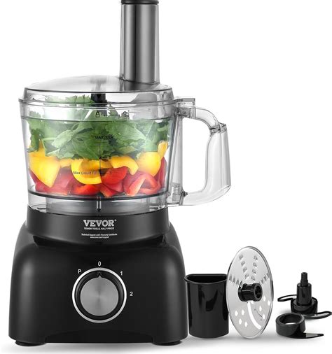Brandclub Vevor Food Processor 7 Cup Small Vegetable Chopper For Dough Shredding Slicing