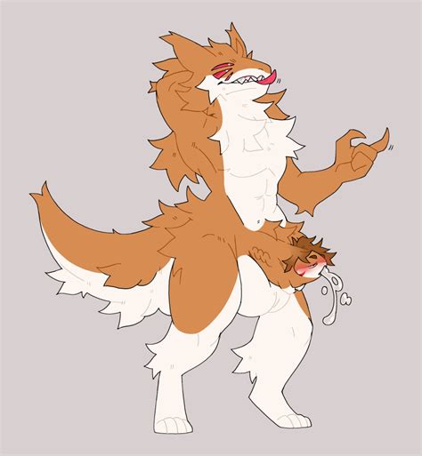 Rule 34 Anthro Balls Blush Bodily Fluids Brown Hair Fingers Genital Fluids Genitals Grey