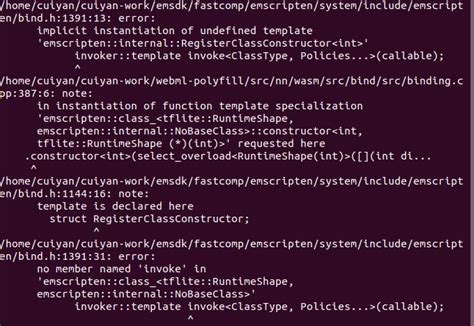 Wasm There Is A Build Error With Emscripten Newest Version 13846