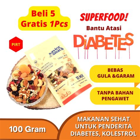 Jual Cemilan Sehat Penderita Diabetes Gula Darah Tinggi Makanan Bernutrisi Tinggi Tanpa Perasa