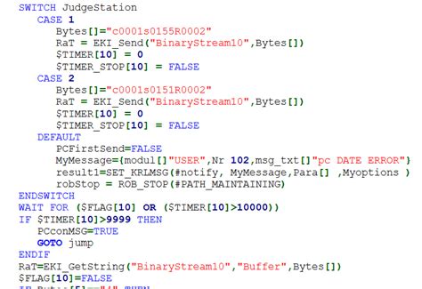 库卡机器人等待超时后操作程序 Csdn博客
