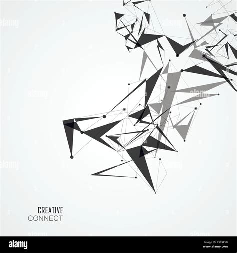 Connection Internet Background Connection Abstract Science And Technology Design Stock Vector