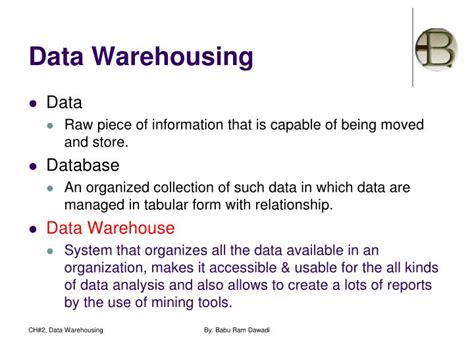 Ppt Data Warehousing Powerpoint Presentation Free Download Id4035179