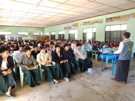 ကျိုင်းတုံမြို့ အထက ၃ကျောင်း၌ သဘာဝဘေး အသိပညာပေးဟောပြော