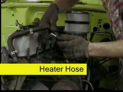 Jeep Cj7 Heater Hoses And Thermostat Youtube