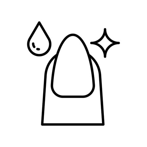 Lineart Icon Gel Nails For Salon Branding 67522518 Vector Art At Vecteezy