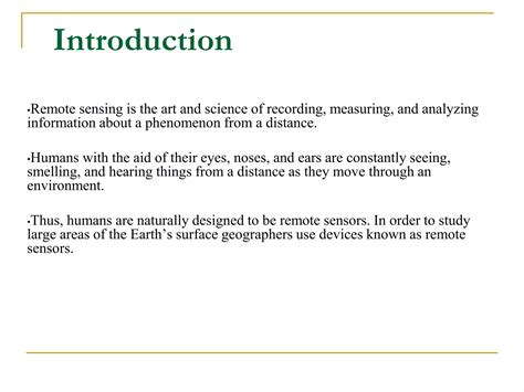 Civil Remote Sensing Pptpptx