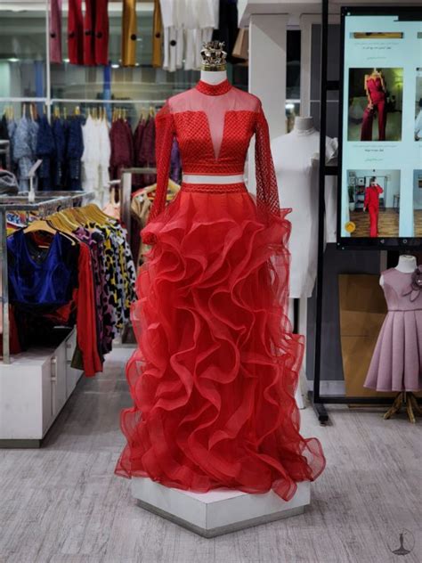 نیم تنه دامن حلزونی فروشگاه لباس مجلسی پرنس