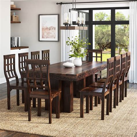 Solid Wood Dining Room Table