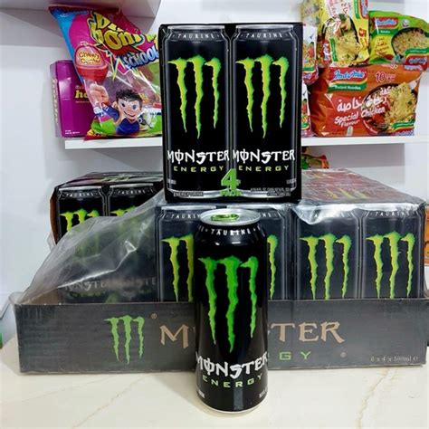 خرید و قیمت نوشیدنی انرژی زا مانستر بلک 500 میل اصلپک 4 عددیکلید سبز