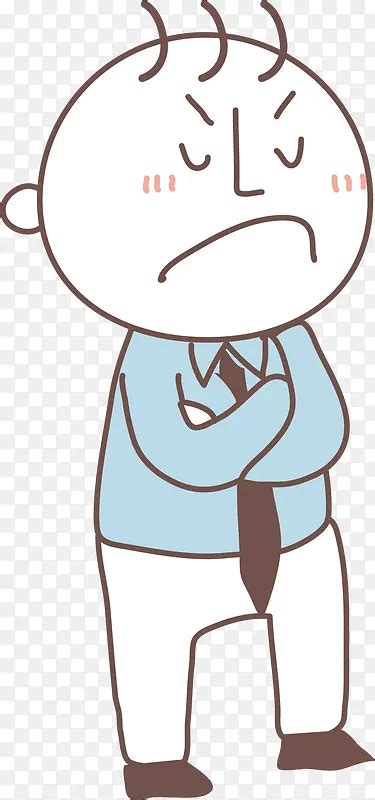 矢量生气小男孩png图片素材下载 图片编号8189384 Png素材网