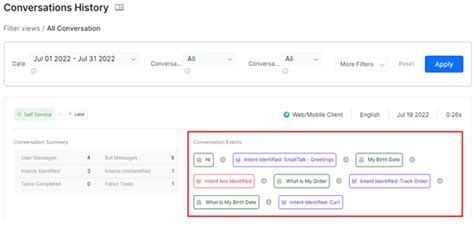 Conversations History V10