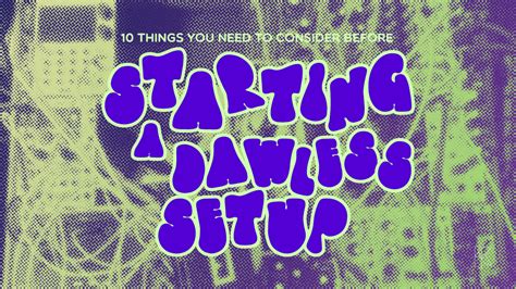 Things to Consider Before Starting a DAWLESS Setup | Kuassa