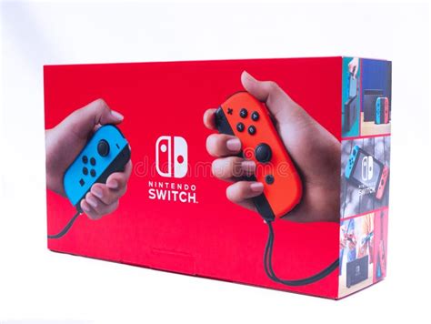 Uk Jan 2020 Nintendo Switch Games Console Box With Controllers White