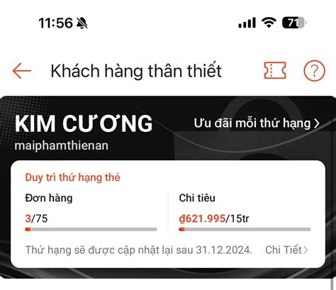 Chiếc Threads này k flex t hỏi thiệt Các bảnh cho t hỏi cách để xuống lại hạng Vàng shopee