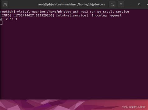 ros2 python服务service和client节点（实现加法运算） ros2 python service csdn博客