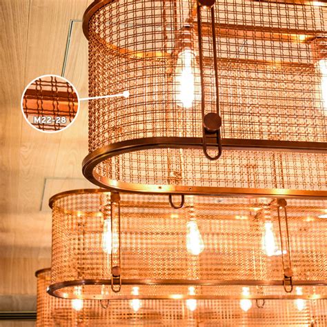 Wire Mesh Ceilings Canopies And Lighting Banker Wire