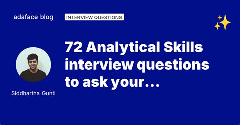 72 Analytical Skills Interview Questions