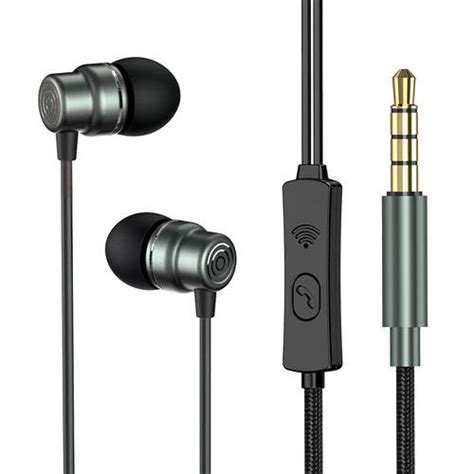 Наушники с Микрофоном 3.5mm jack Вакуумные Проводные (120 см) Стерео ...