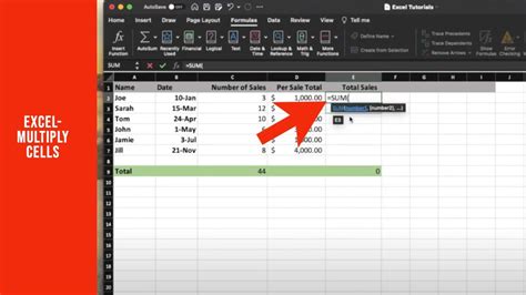 How To Multiply Cells In Excel YouTube