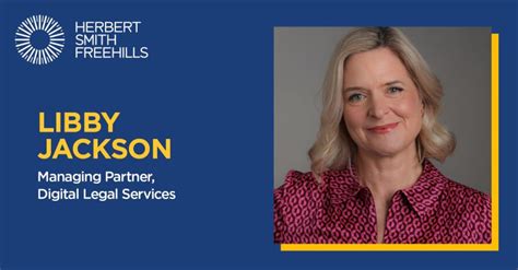 Herbert Smith Freehills Appoints Libby Jackson Mbe As Managing Partner