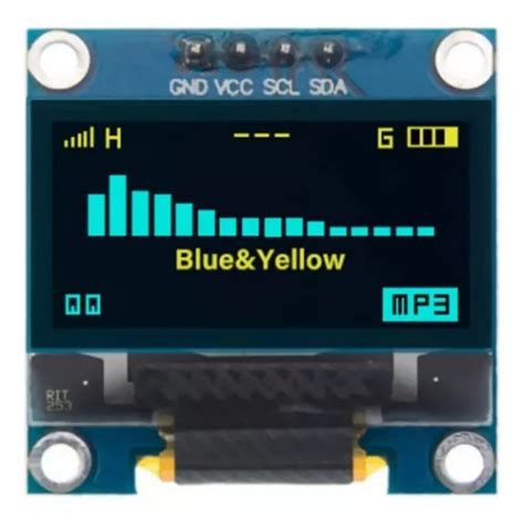 módulo display oled i2c tela 0 96 ssd1306 lcd arduino pic shopee brasil