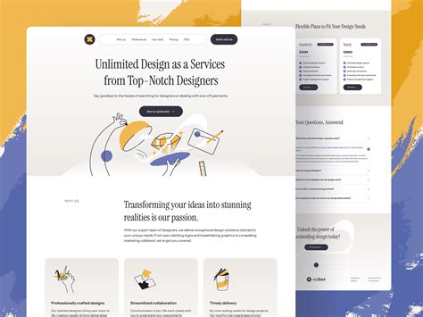 Outbox Design Subcriptions Landing Page By Ilham Yoga For