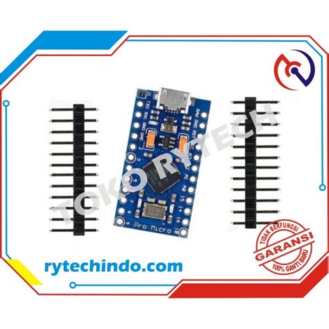Jual Arduino Promicro Pro Micro Atmega32u4 5v Micro Usb Shopee Indonesia