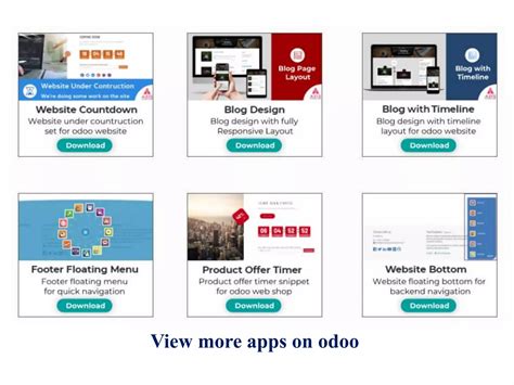 Odoo Blog Page With Timeline Design Layout Ppt