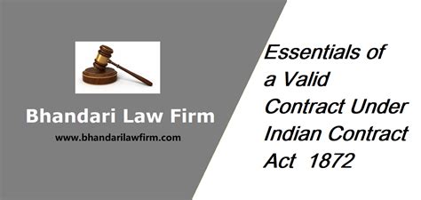 Essentials Of A Valid Contract Bhandari Law Firm Essentials Of A Valid Contract Bhandari Law Firm