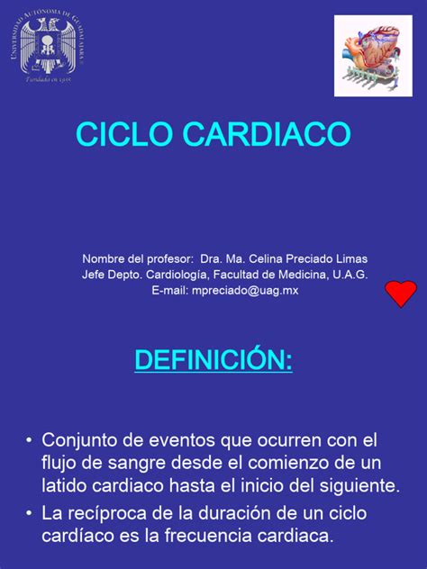 2 Ciclo Cardiaco Pdf Corazón Sistema Cardiovascular