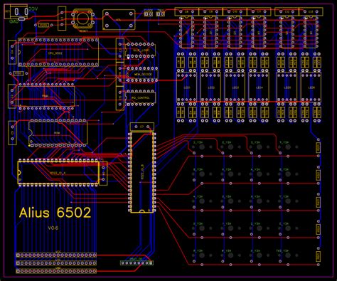 6502 Board Easyeda Open Source Hardware Lab