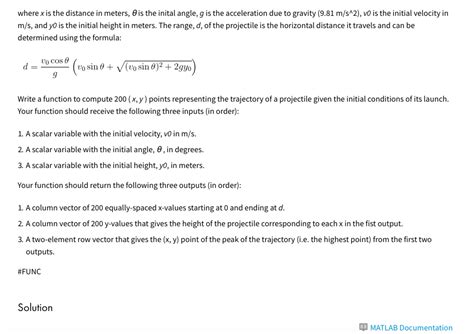 solved problem description consider the motion of an object