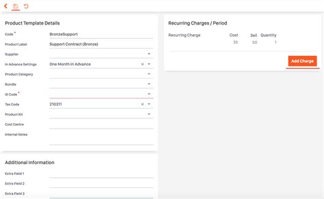 How To Add And Edit Product Templates Datagate Help Centre
