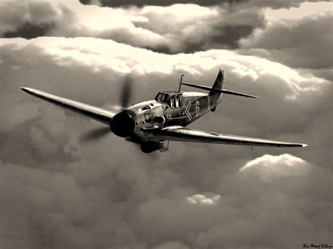 Messerschmitt Bf 109 Bw By Kevin Michael Verkamp Wall Art
