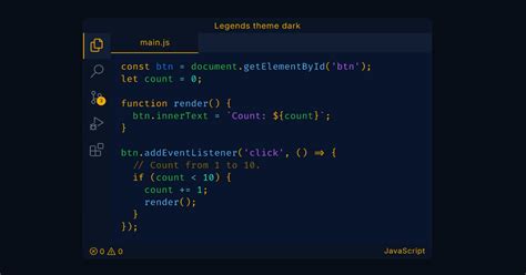 Legends Theme By Mahmood Hassan Rameem Vs Code Themes