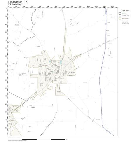 Buy Working S Zip Code Wall Of Pleasanton Tx Zip Code Laminated Online