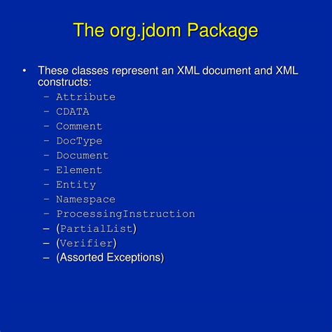 Ppt Java Xml Jdom Powerpoint Presentation Free Download Id791421