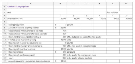 Solved Chapter Algo Applying Excel Exercise Part Of Chegg