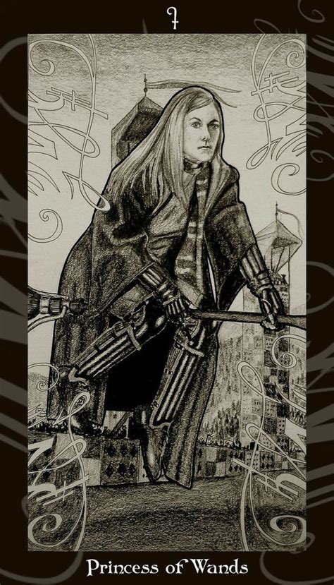 Page Of Wands Harry Potter Tarot Elvi Tarot