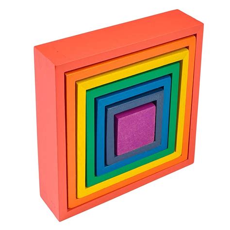Rainbow Nesting Squares Beckers School Supplies
