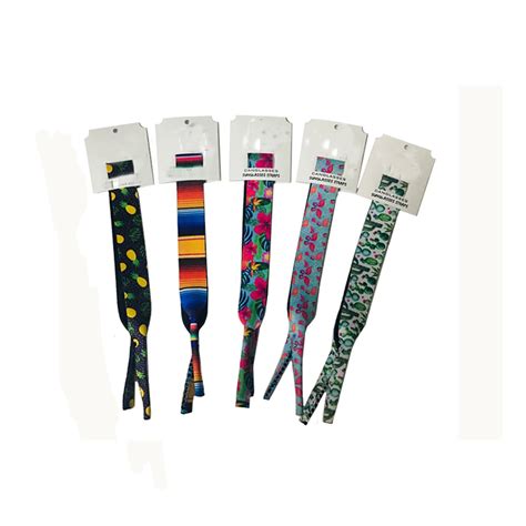 Custom Printed Neoprene Sublimation Floating Sunglasses Strap Eyewear